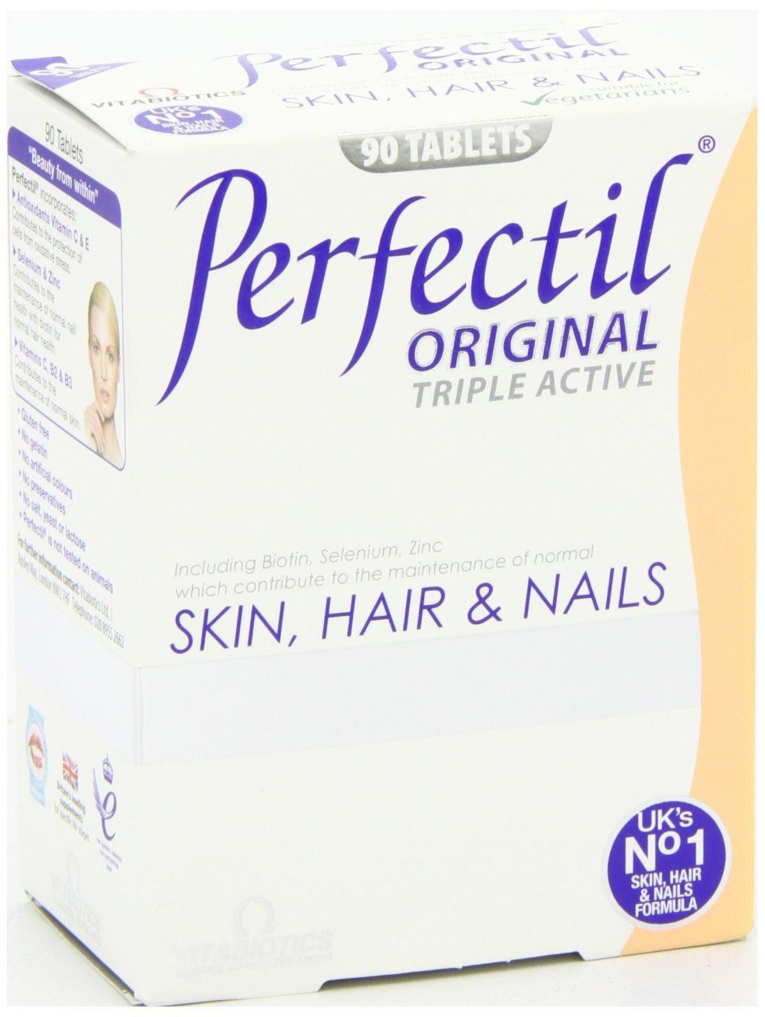 Vitabiotics Perfectil Triple Active Tablets | Skin, Hair & Nails Tablets